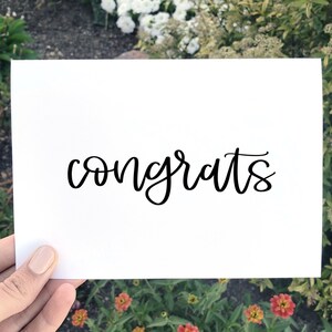 Congrats Card Instant Download Congrats Card Printable | Etsy