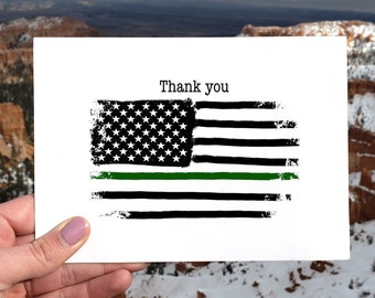 Printable Military Thank You Card Instant Download - Etsy