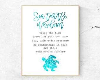 Beach Quote Print | Etsy