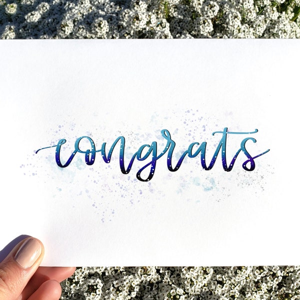 Printable Congrats Card, Digital Download Congrats Card, Baby Shower ...