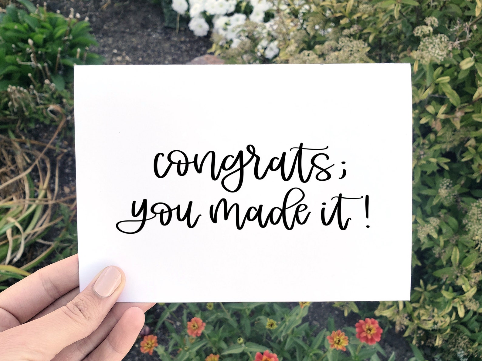 Congrats You Made It Card Printable Graduation Card New Job | Etsy