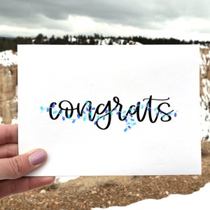 Printable Congrats Card, Digital Download Congrats Card, Baby Shower ...