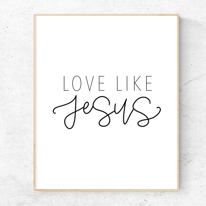 Love Like Jesus Png - Etsy