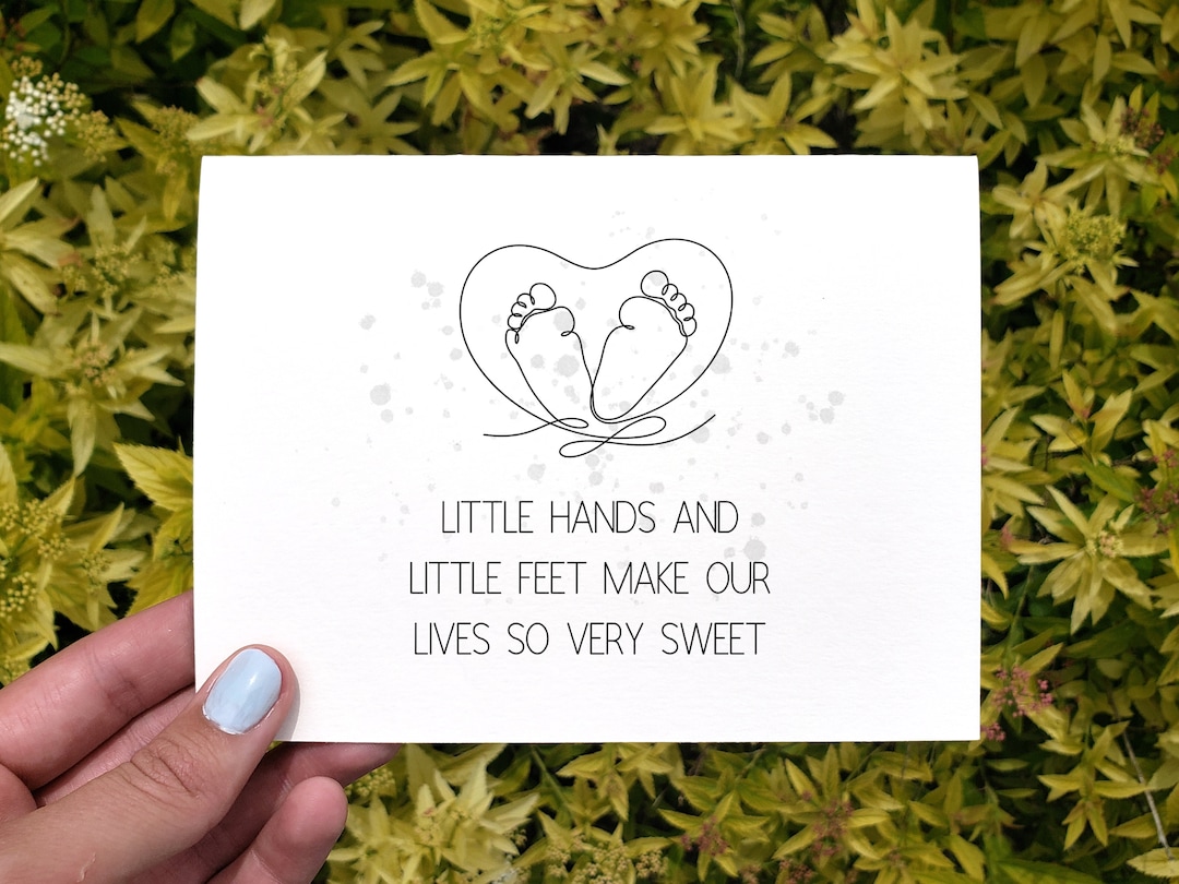 Printable Baby Shower Card, Baby Poem Card, New Mom Card, New Baby ...