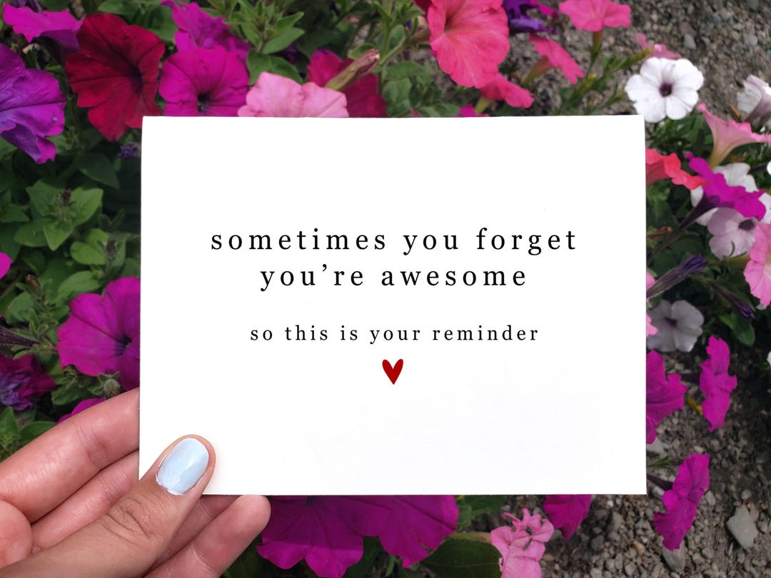 Printable You're Amazing Card, Just Because Card, Encouragement Card ...