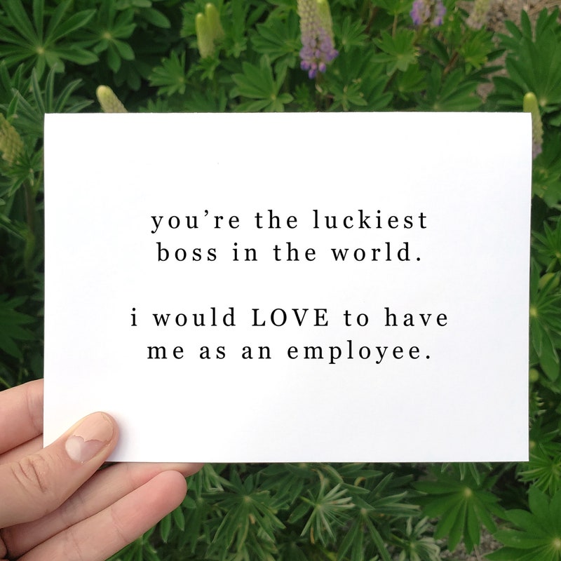Funny Boss Card - Etsy