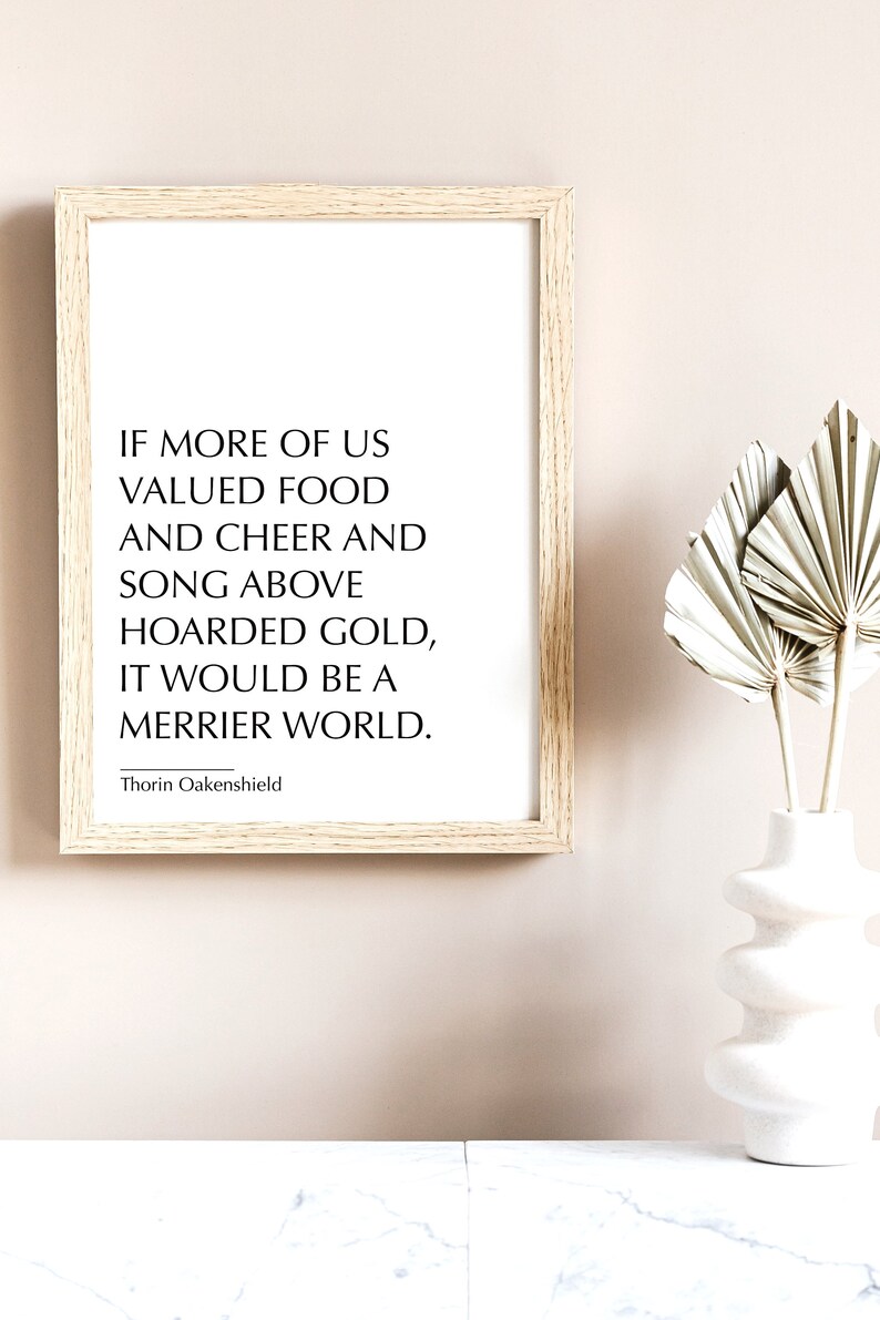 Thorin Oakenshield Printable Wall Art, Lord of the Rings Poster, the ...