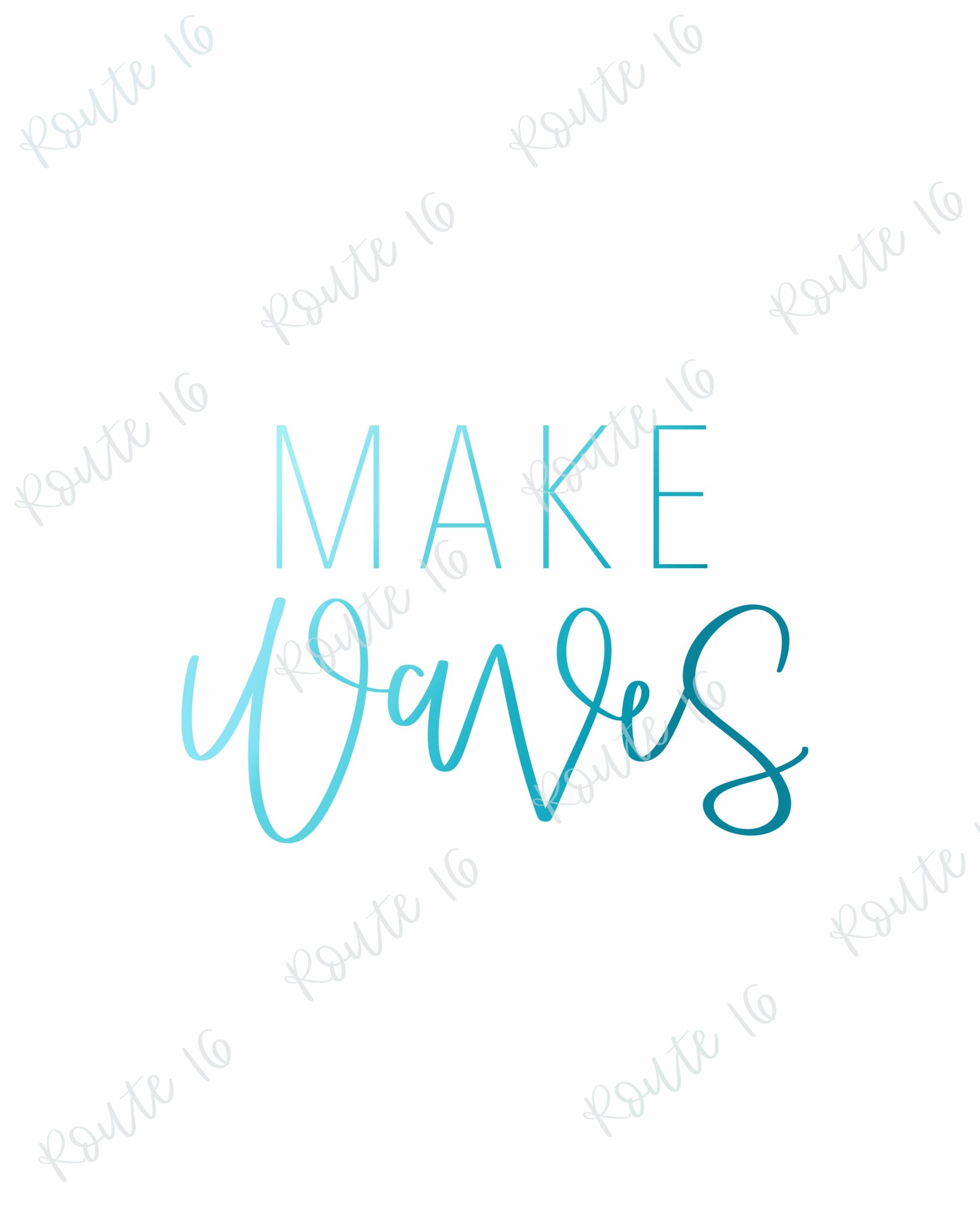 Make Waves Printable Wall Art Ocean Decor Beach Decor - Etsy