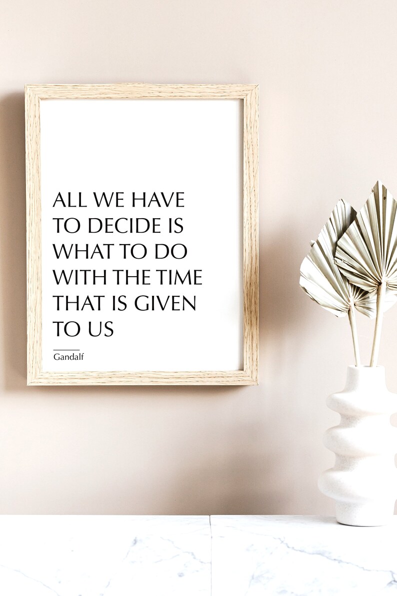 Gandalf Printable Wall Art, Lord of the Rings Poster, Gandalf the ...
