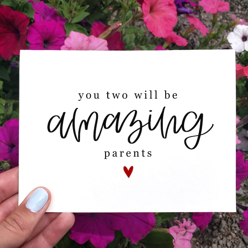 Parents to Be Card - Etsy