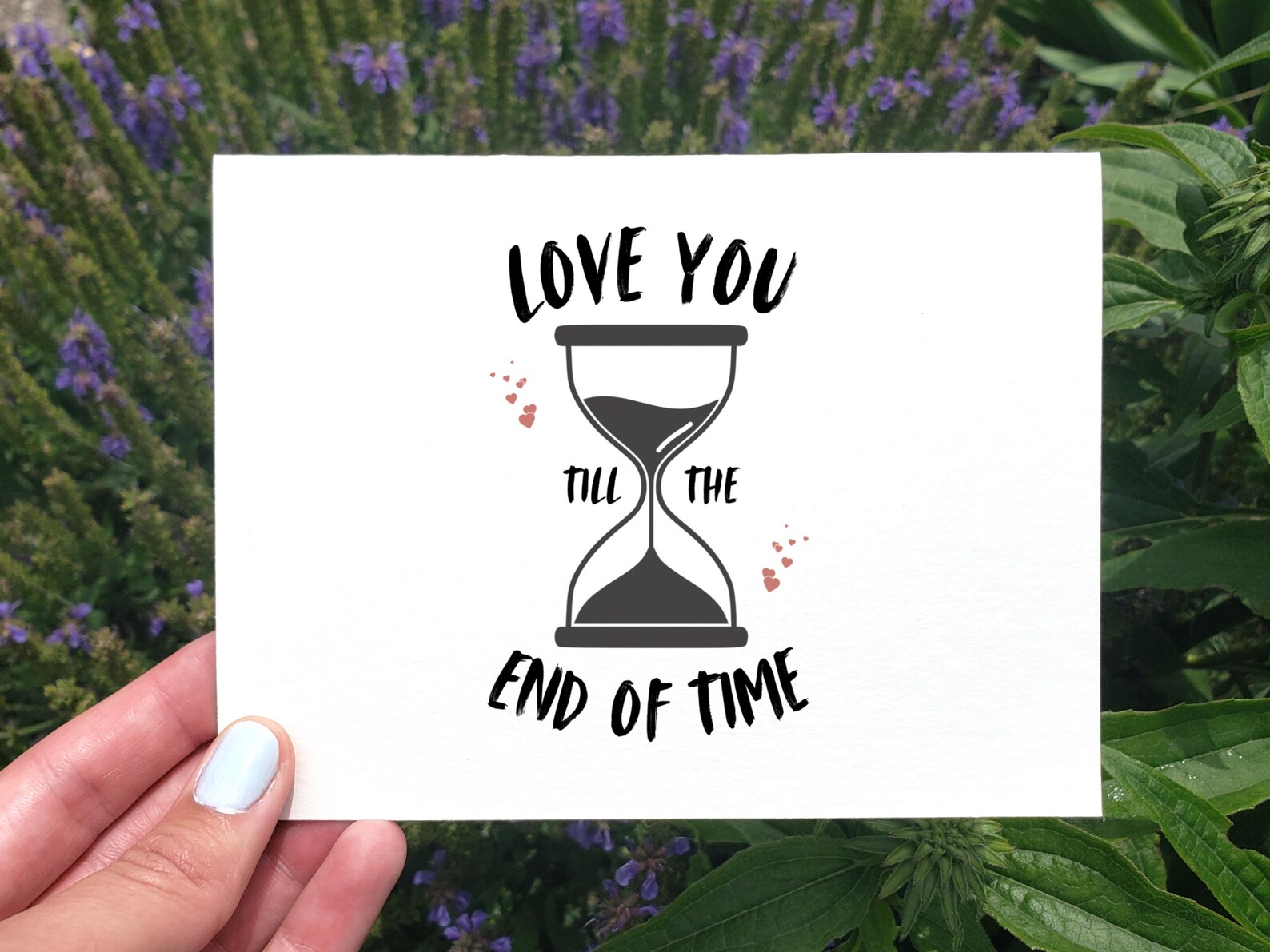 Printable Anniversary Card, I Love You Till the End of Time Card ...