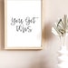 You Got This Motivational Printable Wall Art, Motivational ...