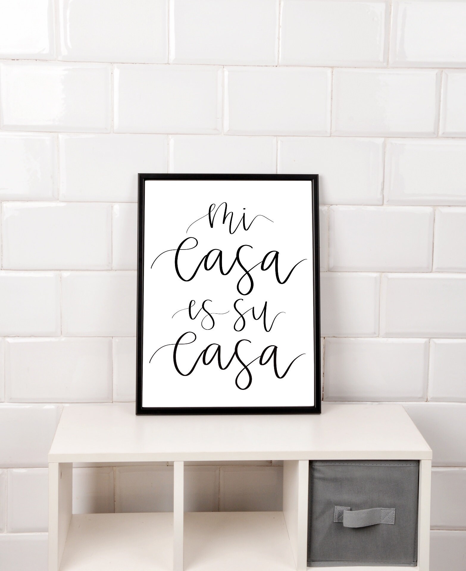 Mi Casa Es Su Casa Printable Wall Art Entryway sign Mi Casa | Etsy