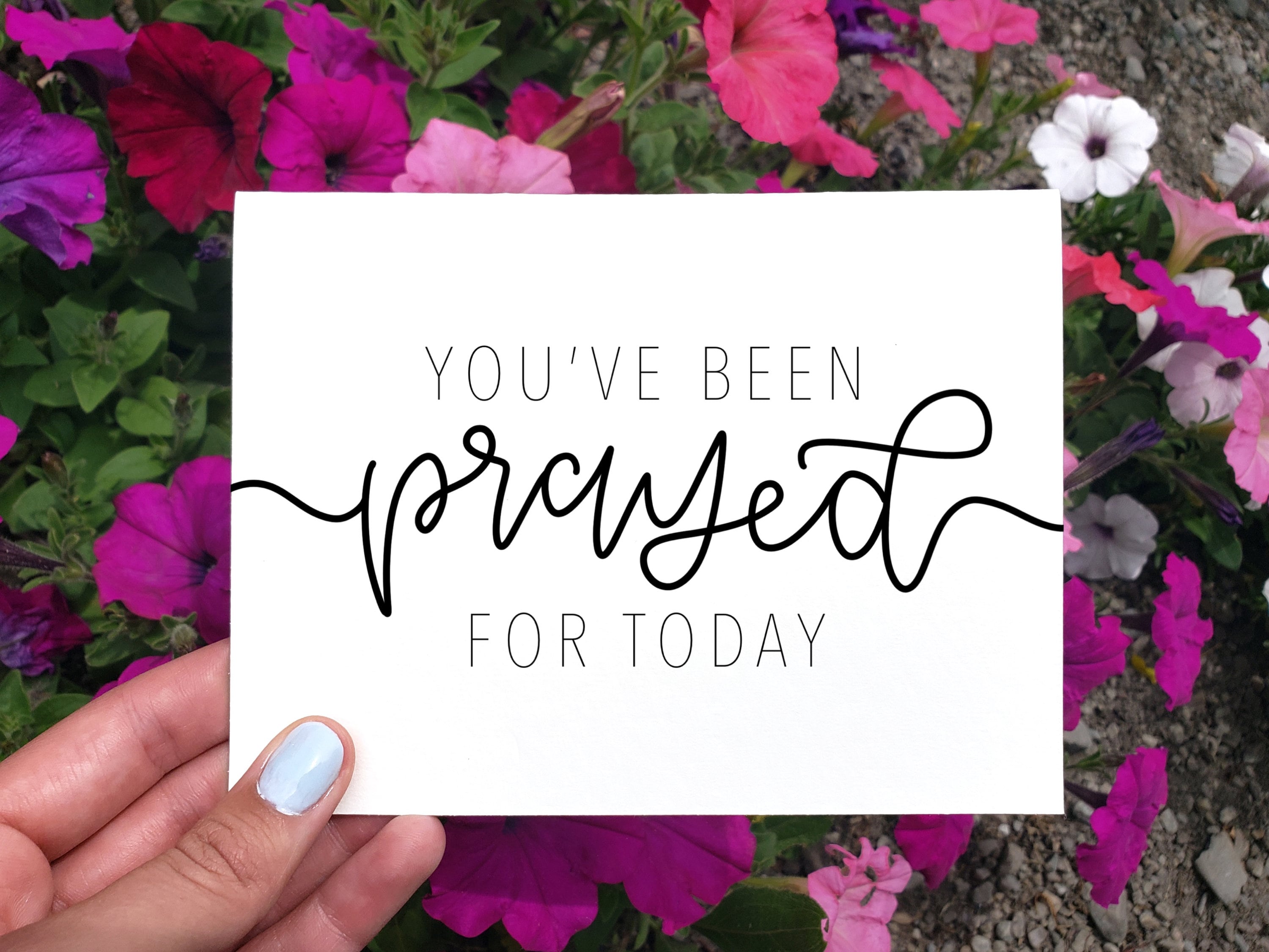 You've Been Prayed for Today Card, Thinking of You Card, Sympathy Card ...