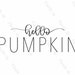 Hello Pumpkin Printable Wall Art, Fall Wall Decor, Fall Decor, Fall ...