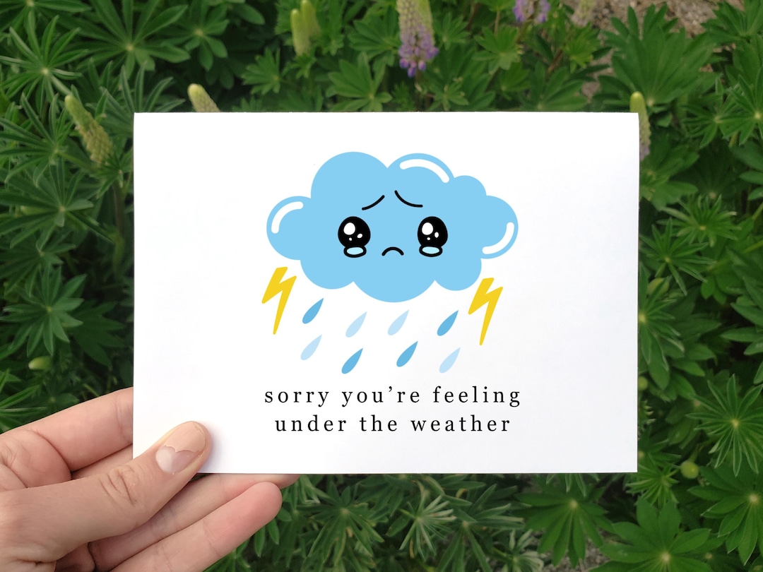 Printable Get Well Soon Card, Funny Thinking of You Card, Encouragement ...