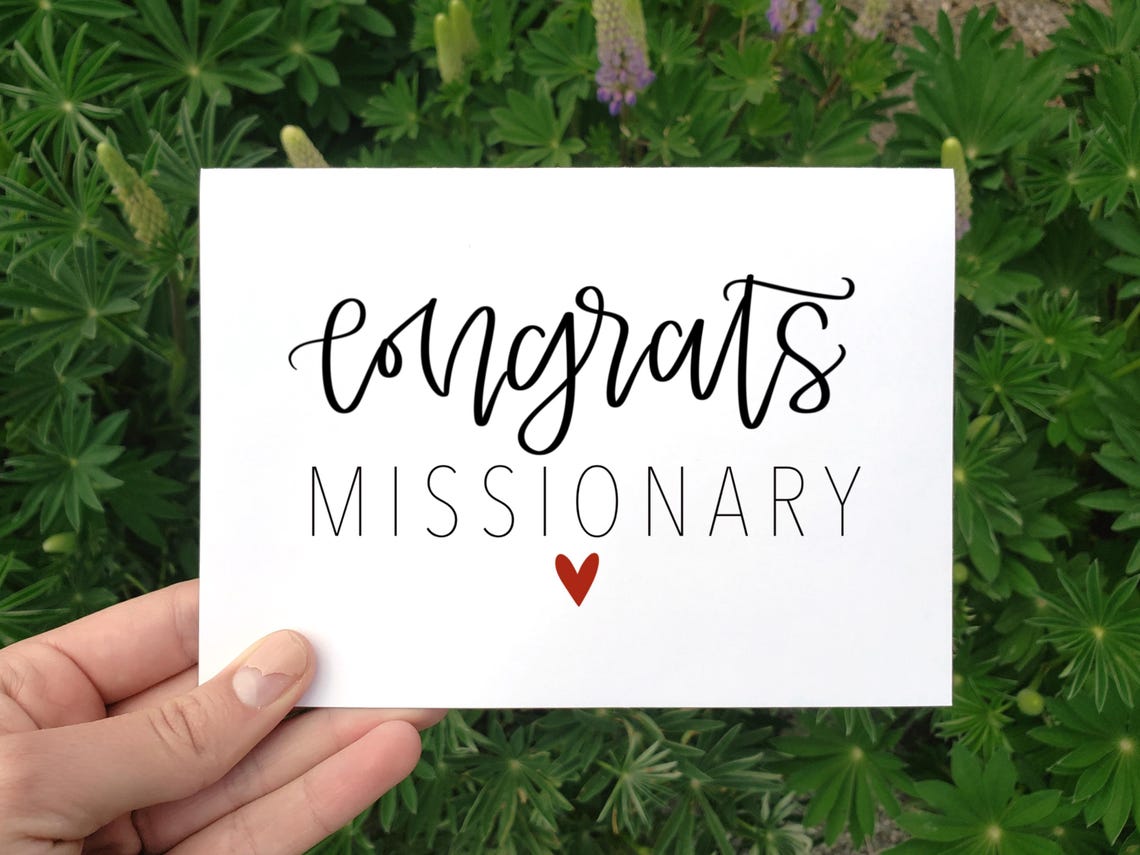 Printable Congrats Missionary Card, Called to Serve, Missionary ...