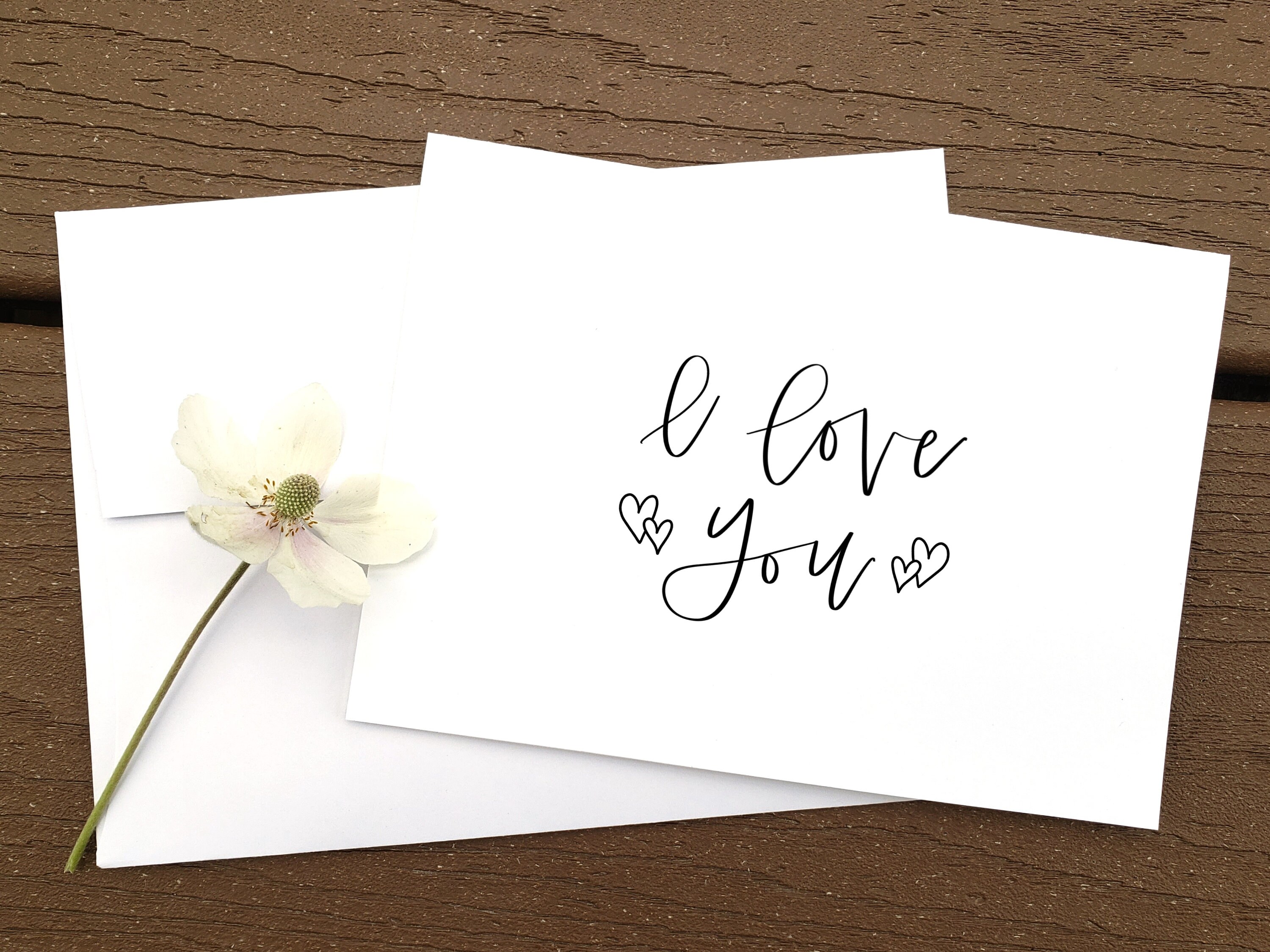 I Love You Card, Instant Download Card, Printable Love Card, Digital ...