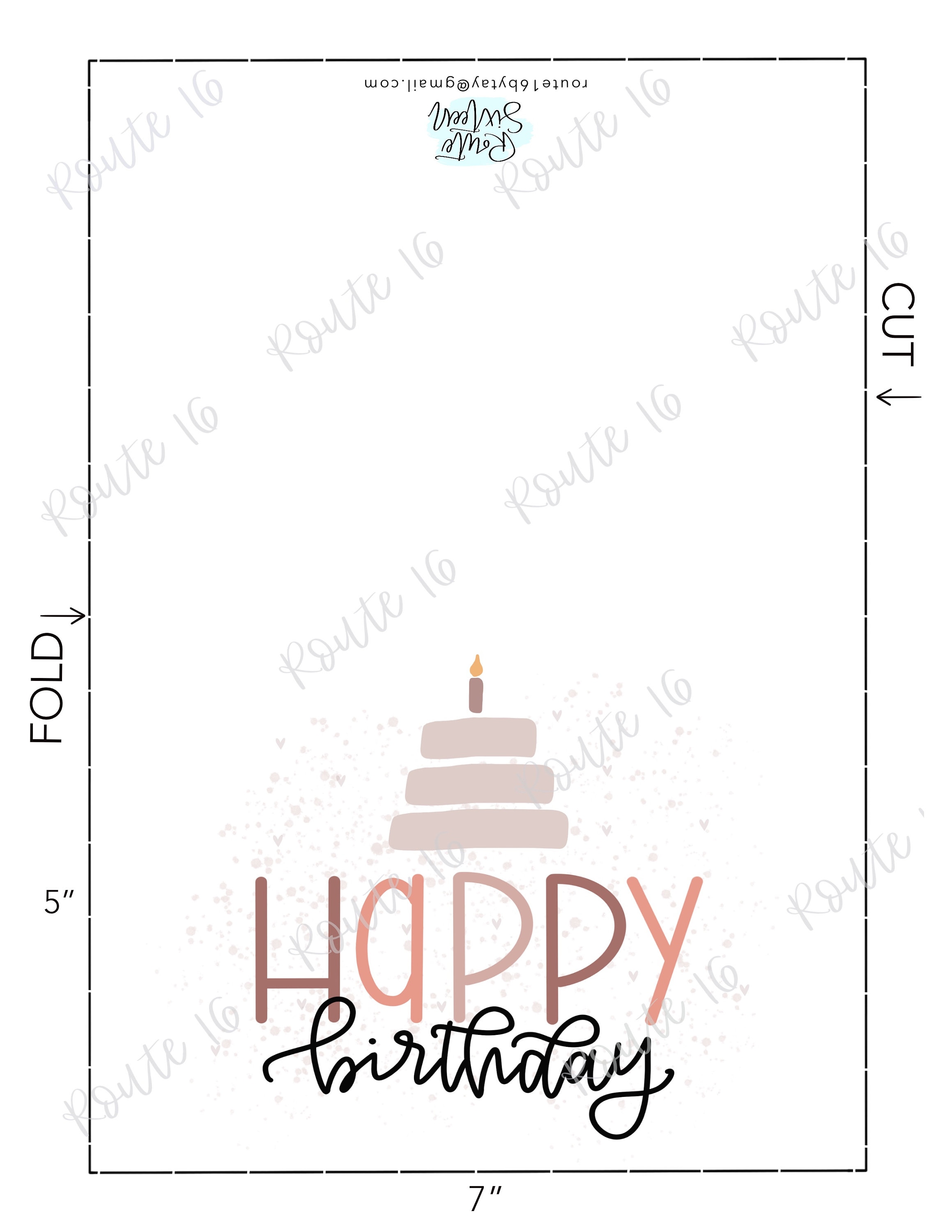 Boho Happy Birthday Card Cute Birthday Card for Him - Etsy