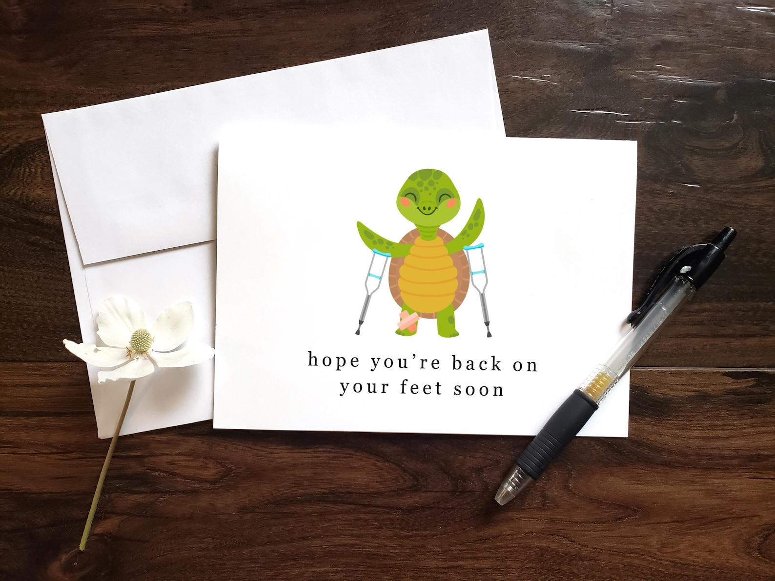 Printable Get Well Soon Card, Funny Thinking of You Card, Encouragement ...