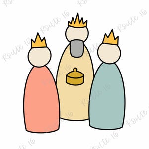 Printable the Three Wise Men Wall Art, Christmas Christian Decor, Boho ...