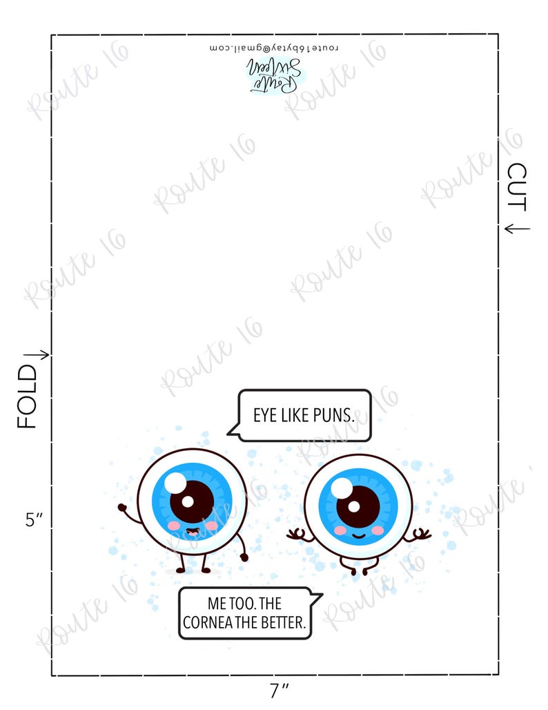 Printable Funny Greeting Card, Card for Eye Doctor, Sarcastic Card ...