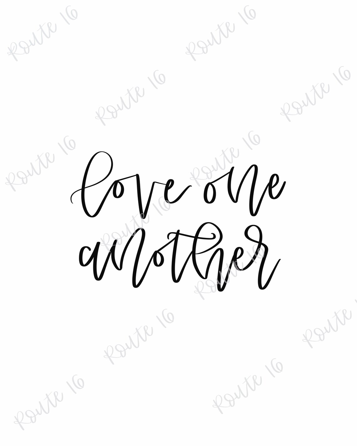 Love One Another Printable Wall Art, Inspirational Quote, Love Quote ...