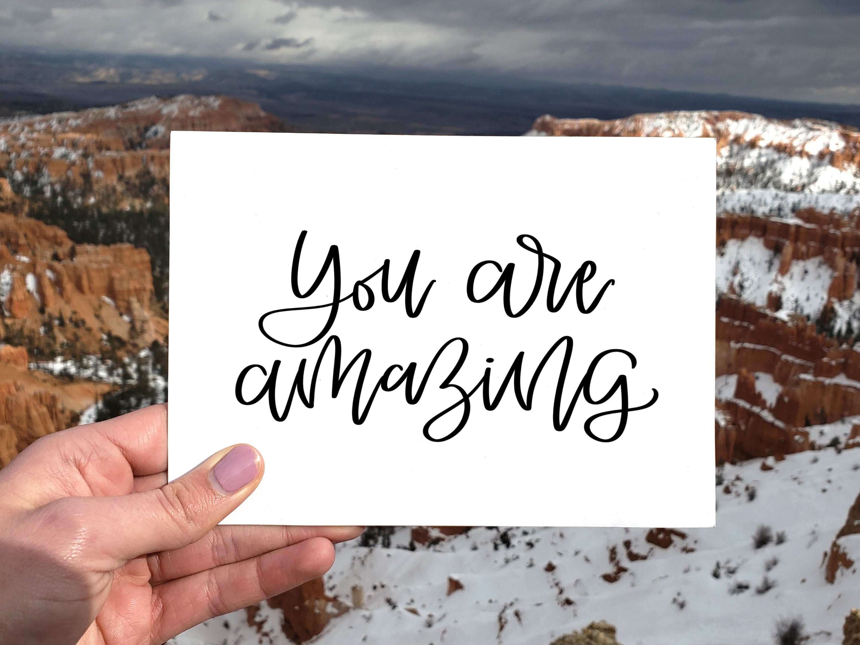 You Are Amazing Card, Encouragement Card, Proud of You Card, Printable ...