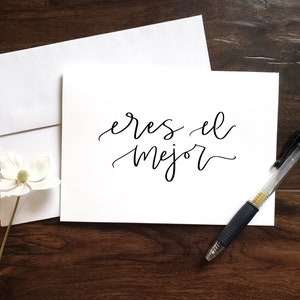 Eres El Mejor Card, Printable You Are Amazing Card, Thinking of You ...