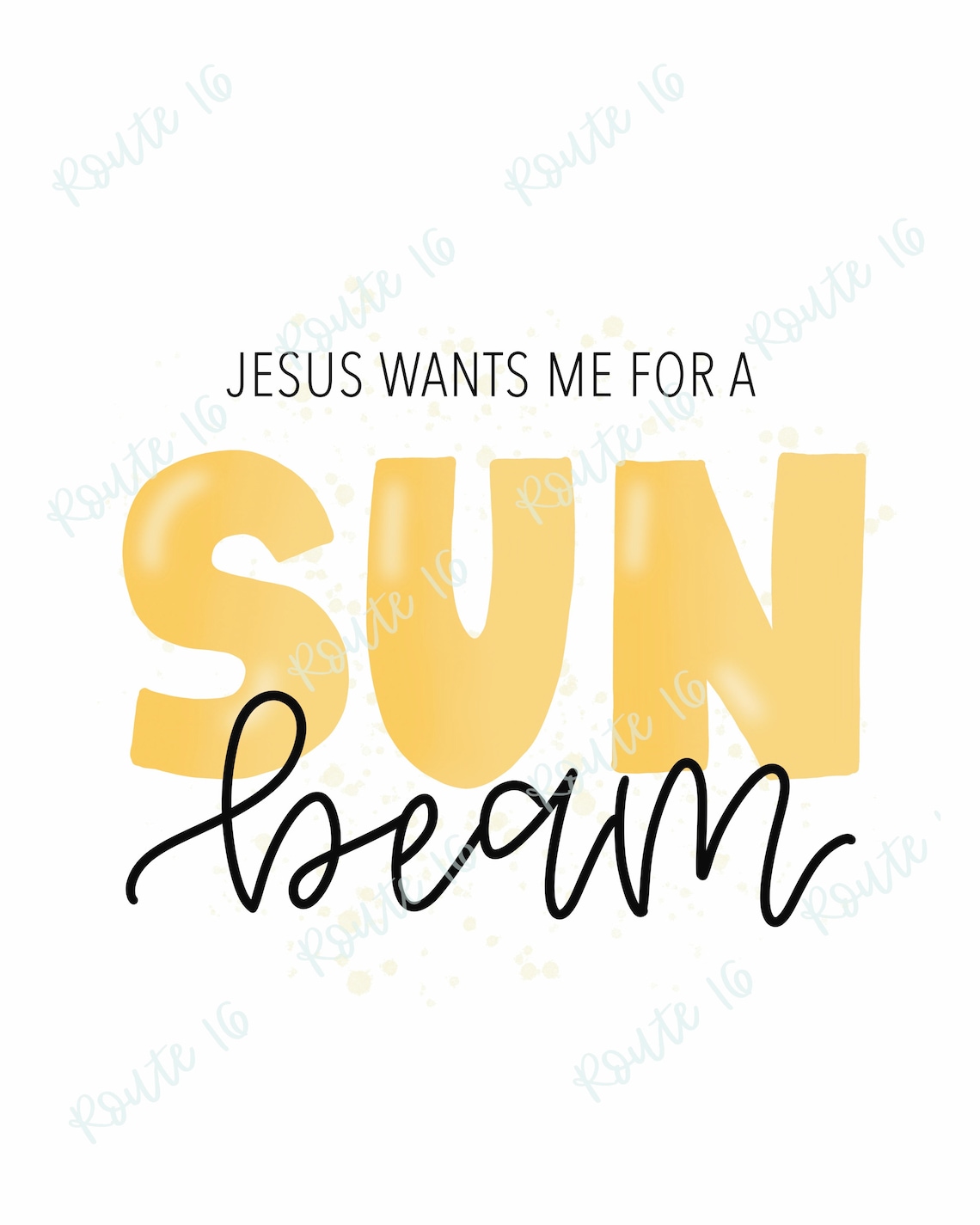 Jesus Wants Me for A Sunbeam Printable Wall Art, LDS Primary Quote ...