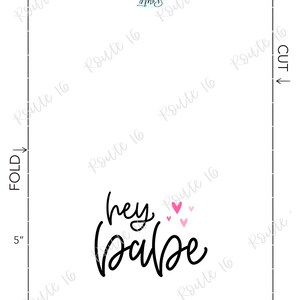 Printable Hey Babe Card, Simple Anniversary Card, I Love You Card, Cute ...