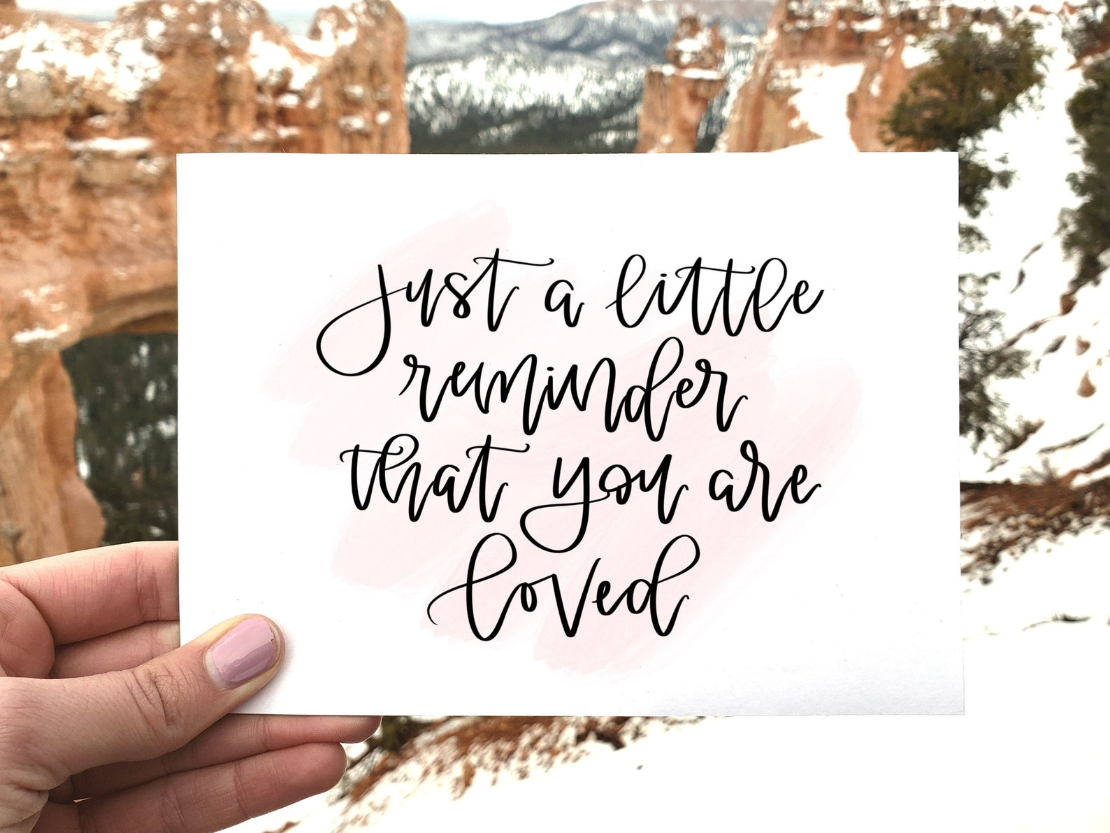 Just A Little Reminder That You Are Loved, I Love You, Printable Love ...
