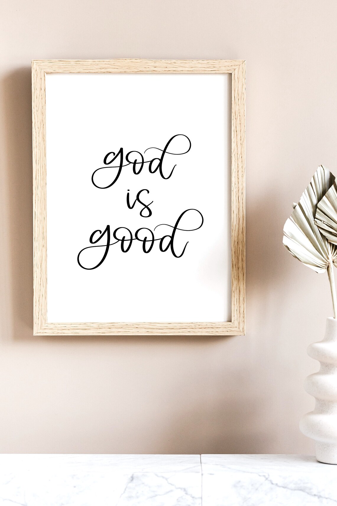 God is Good Printable Wall Art, Christian Wall Art, God is Good Sign ...