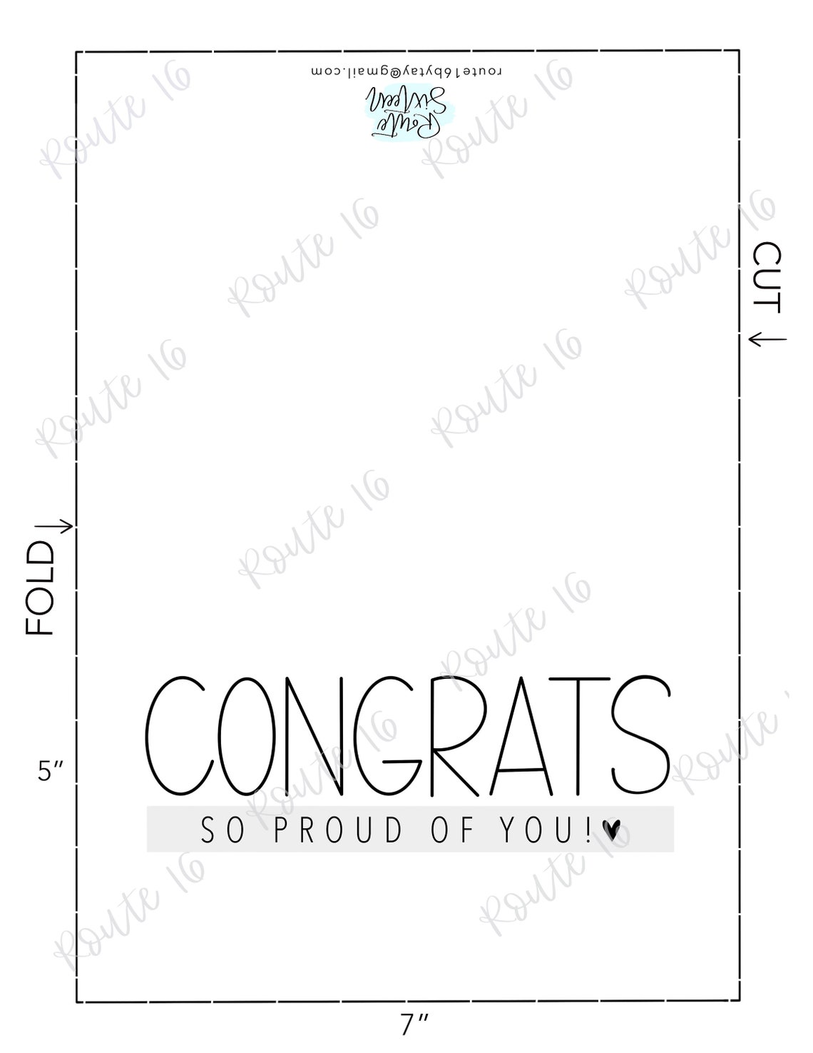Congrats so Proud of You Card, Printable Graduation Card, New Job Card ...