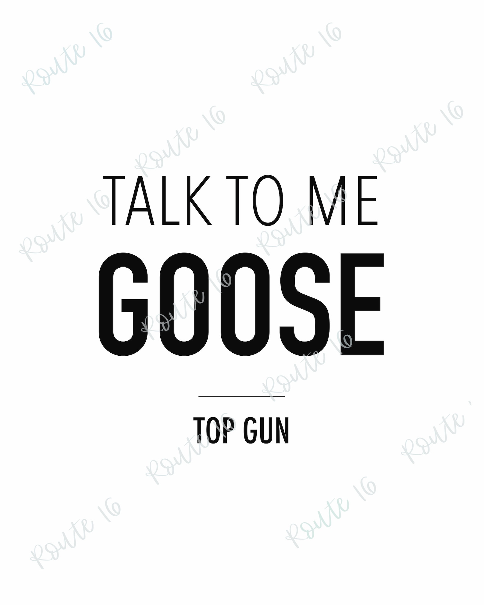 Talk to Me Goose Top Gun Printable Top Gun Maverick Wall Art - Etsy