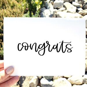 Congrats Card Instant Download Congrats Card Printable | Etsy