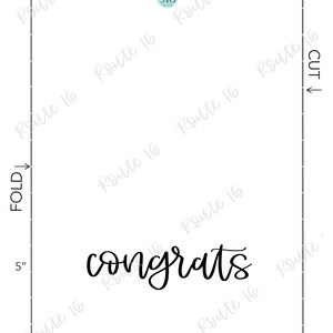 Congrats Card Instant Download Congrats Card Printable | Etsy