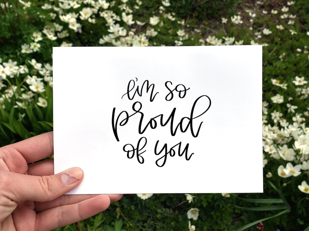 Printable I’m so Proud of You Card, Congrats Card, Congratulations Card ...