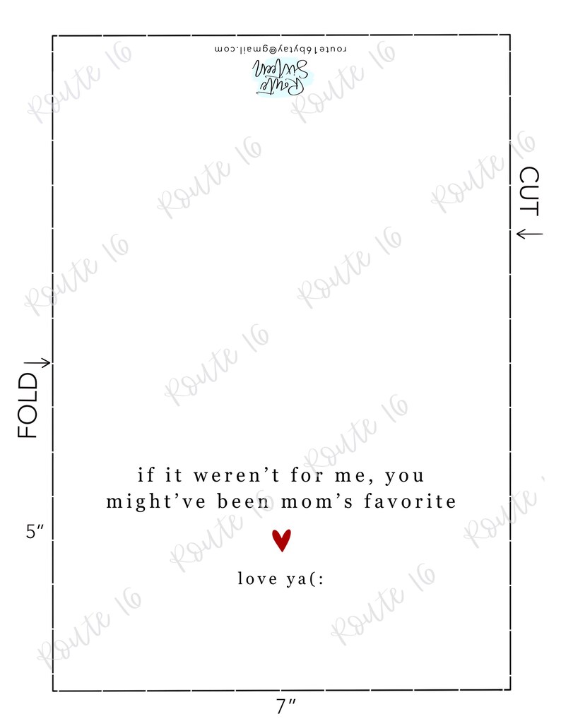 Printable Funny Greeting Card, Card for Brother, Funny Card for Sister ...