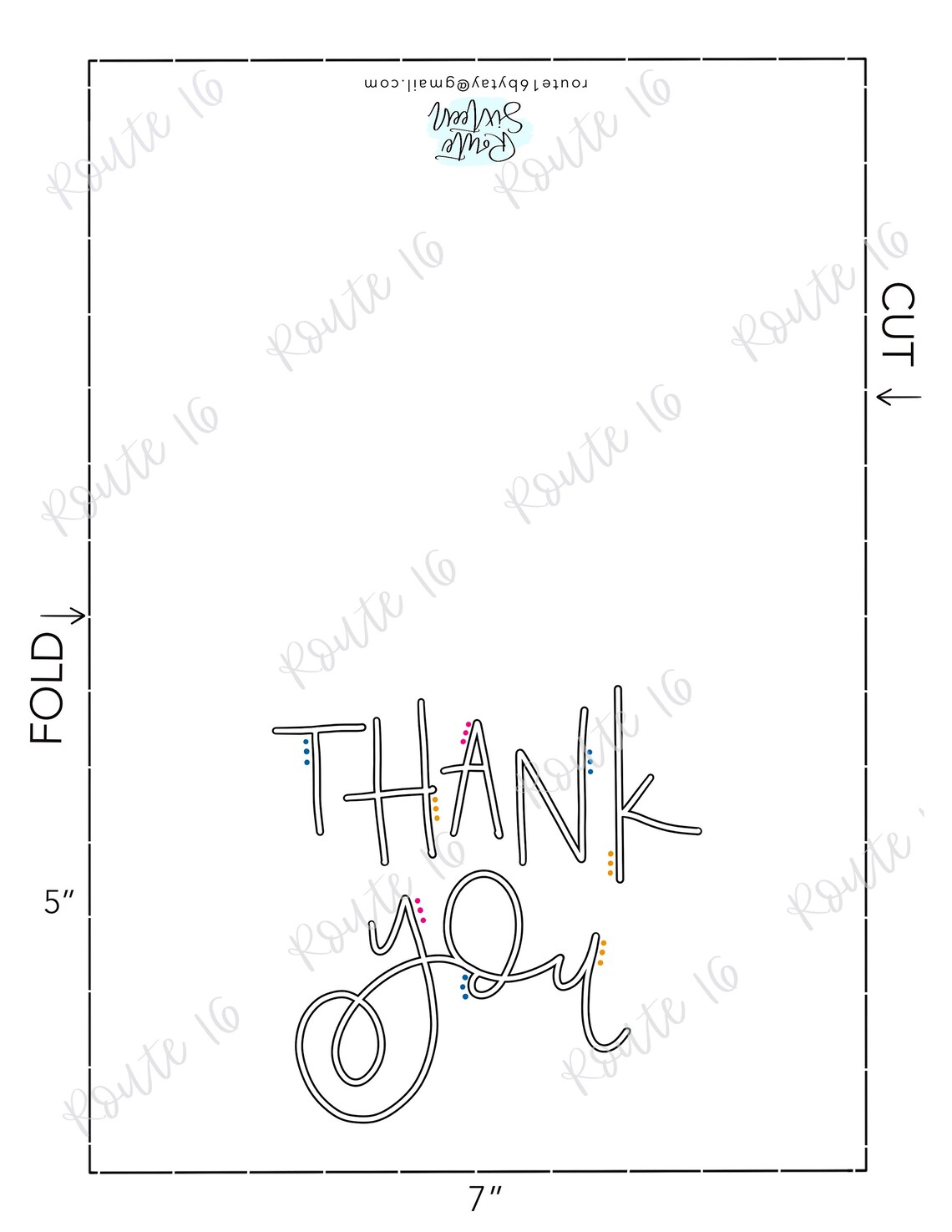 Printable Thank You Card, Digital Thank You Card, Wedding Thank You ...