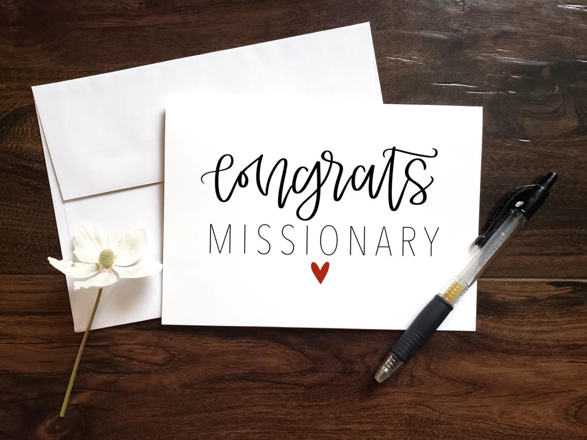 Printable Congrats Missionary Card, Called to Serve, Missionary ...