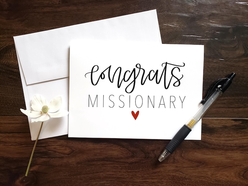 Printable Congrats Missionary Card, Called to Serve, Missionary ...