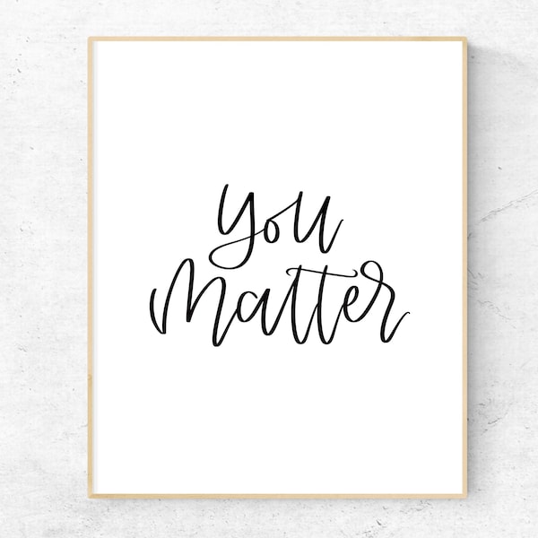 You Matter - Etsy
