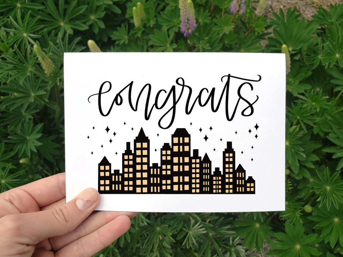 Printable Congrats Card, New Job Card, Congratulations Card, Promotion Card, Congratulations for ...