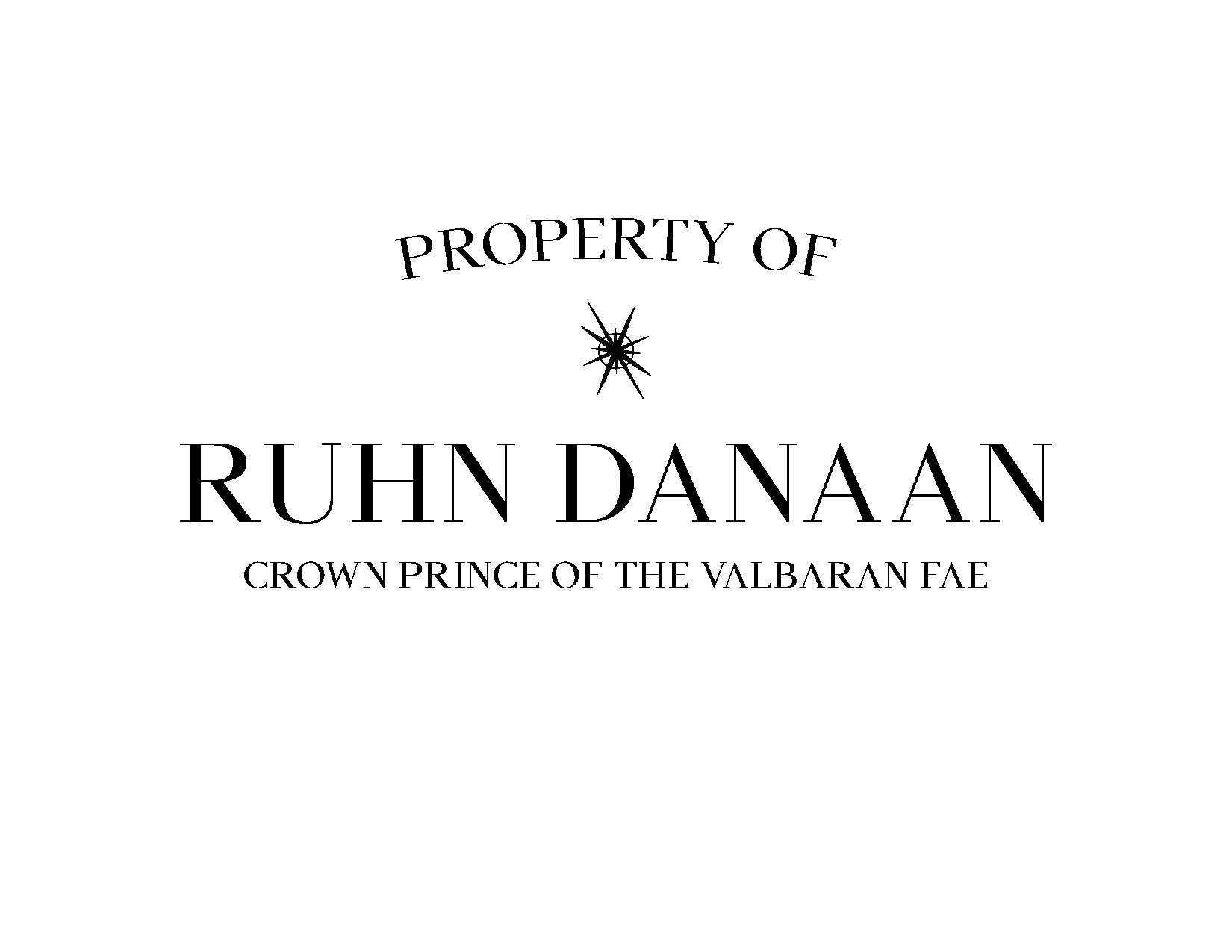 Crescent City Property of Ruhn Danaan Svg/png | CC Svg/png | Ruhn ...