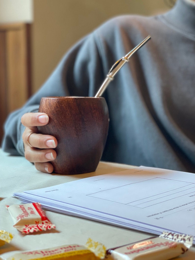 Yerba Mate Cup Wooden Mate Gourd Mate Set Argentina - Etsy