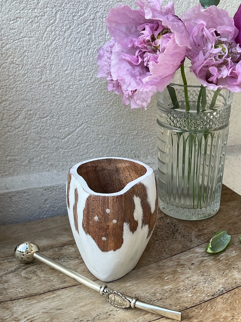 Yerba Mate Cup Wooden Mate Gourd Mate Set Argentina - Etsy