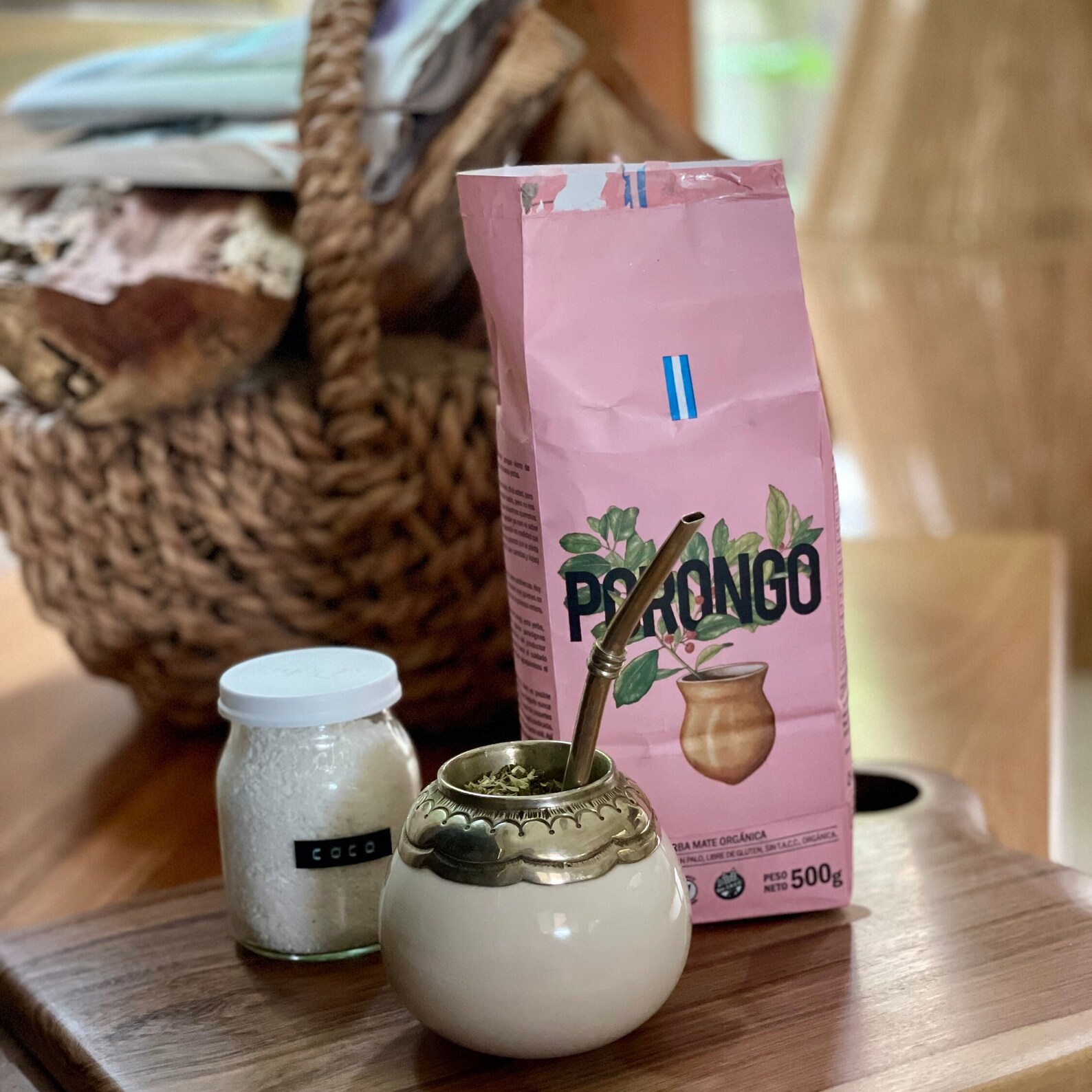 Organic Yerba Mate, Argentina Loose Leaf, 4-bag Pack, Hand Painted ...