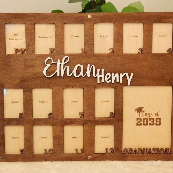 Yearly School Photo Frame - Etsy
