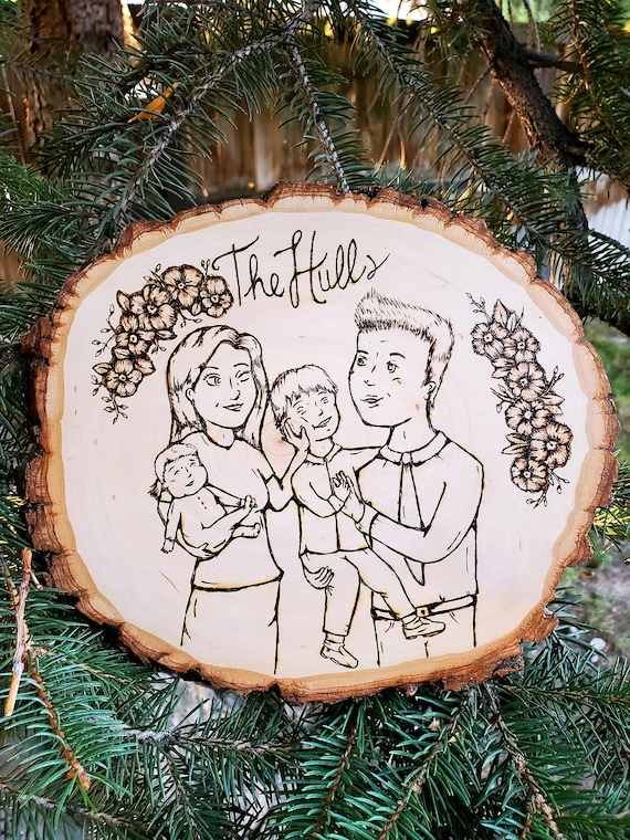 Pyro Portraits custom | Etsy